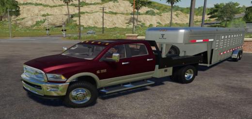 FS19 - Dodge Ram 3500 Flatbed V1 - FSDESTEK - Farming Simulator ...
