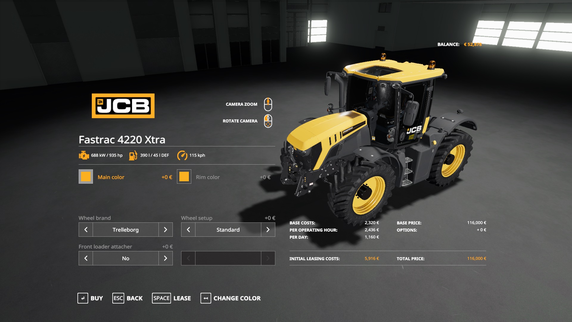 FS19 – JCB 4220 Xtra Traktör V1.2 – Fsdestek