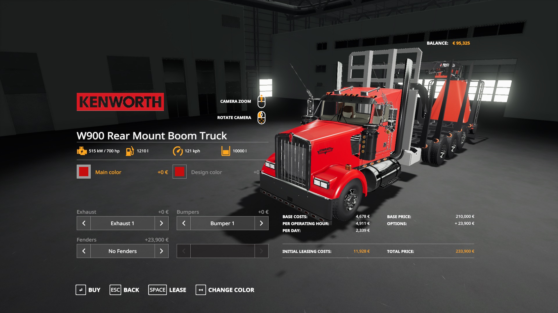 FS19 – Kenworth W900 Vinçli Tır Modu – Fsdestek