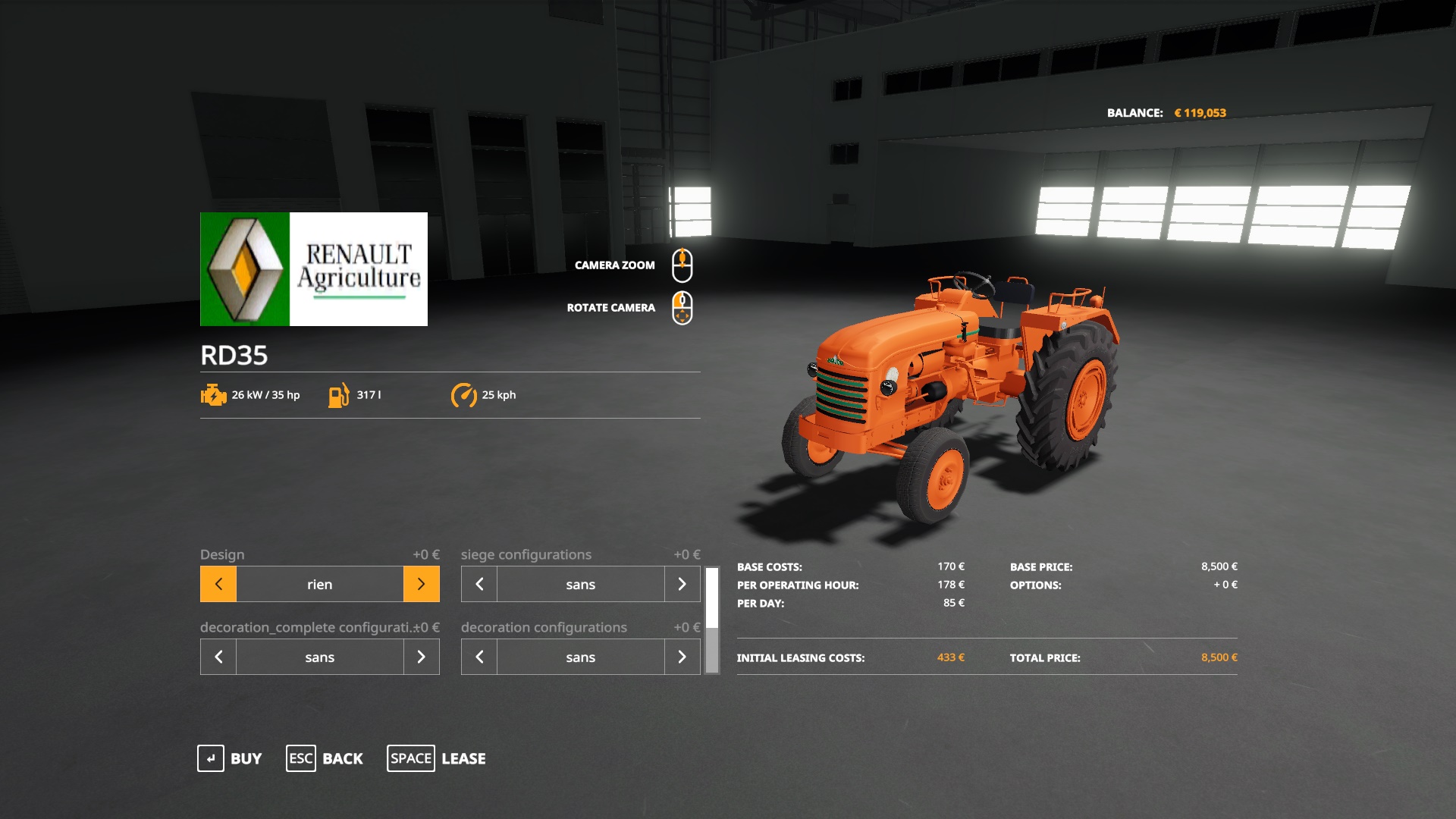 FS19 – Renault D35 Traktör – Fsdestek