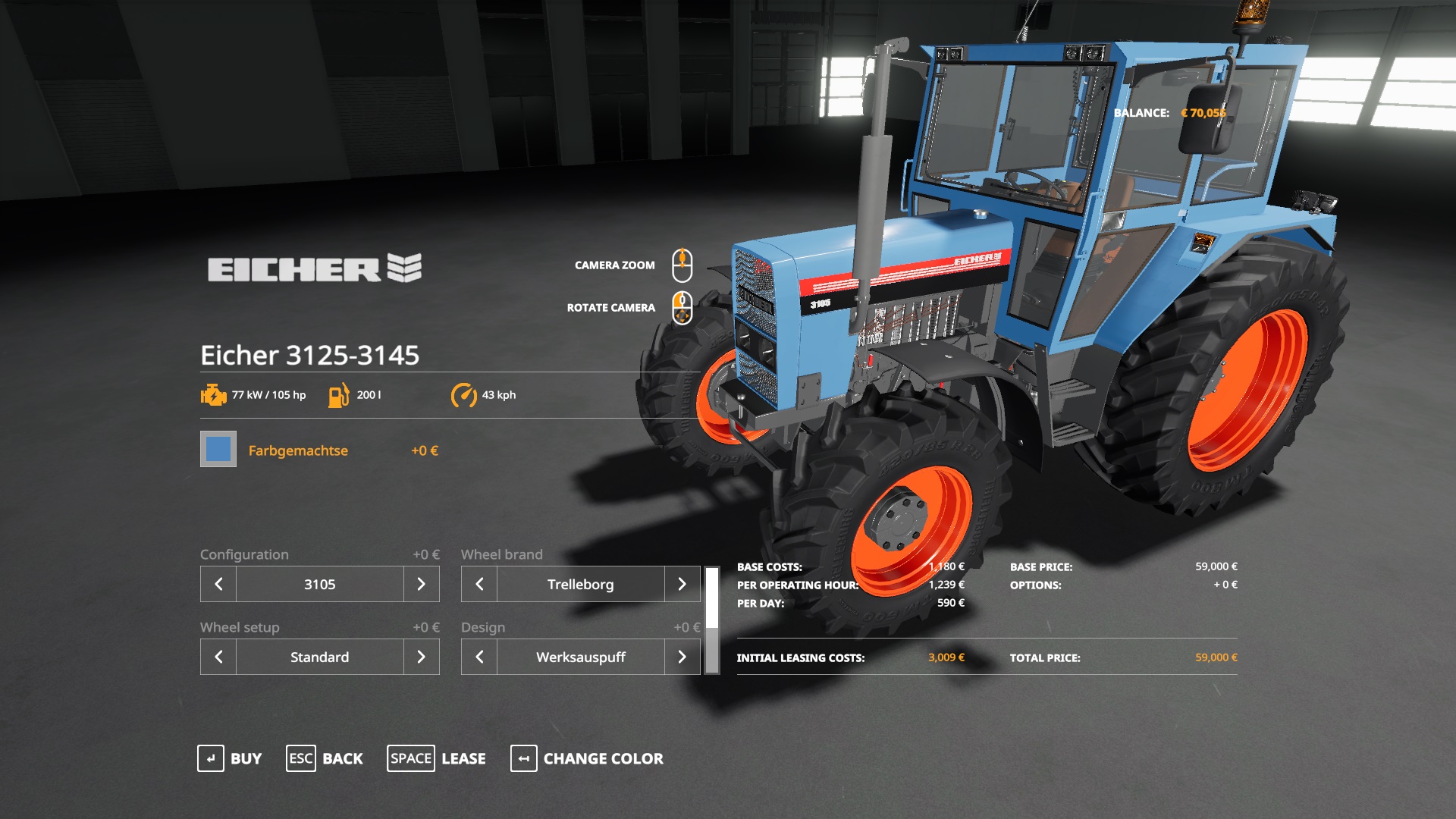 FS19 – Eicher 3125 – 3145 Traktör – Fsdestek