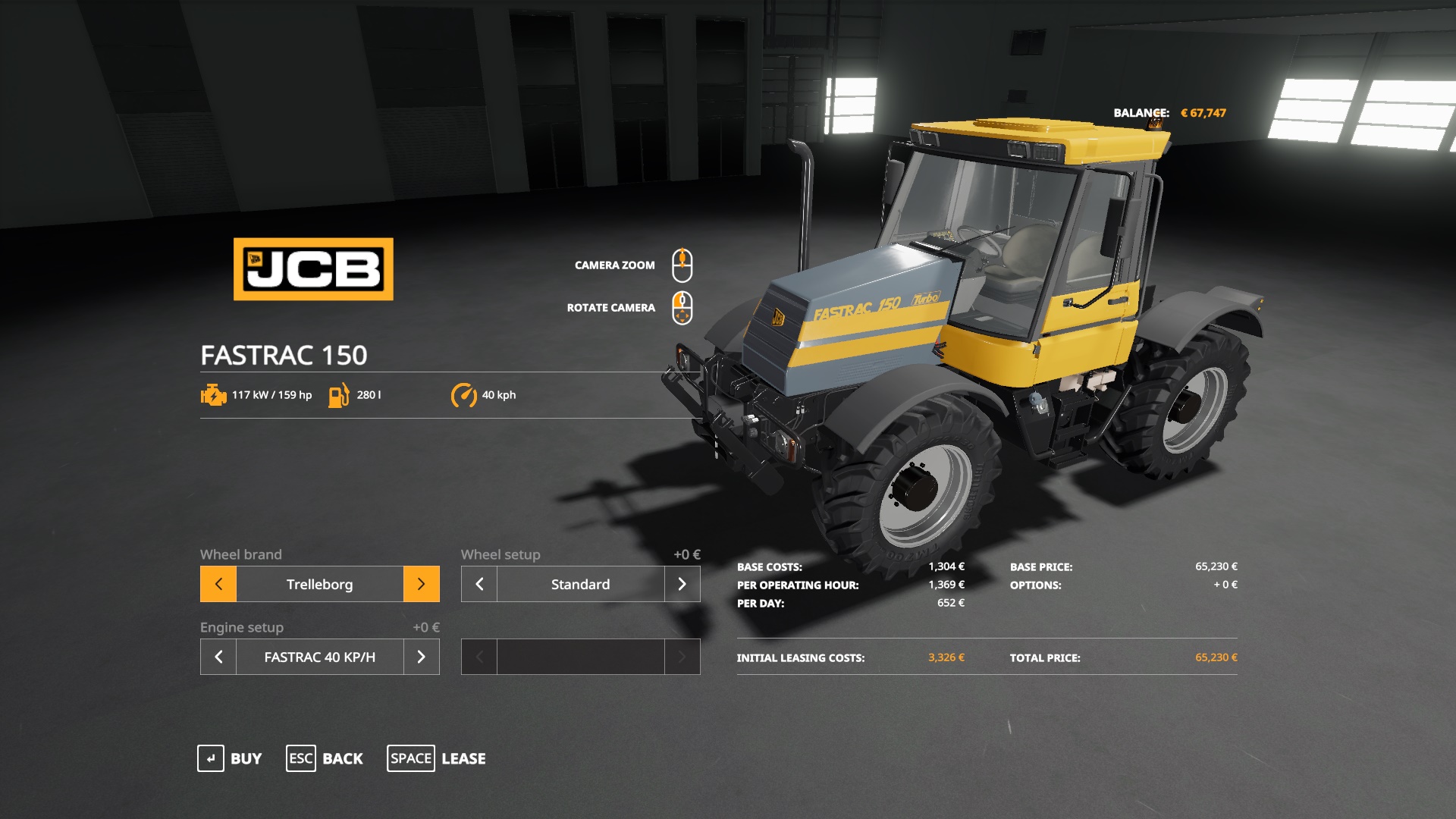 FS19 – JCB Fastrac 150 Traktör V1.0.1.0 – Fsdestek