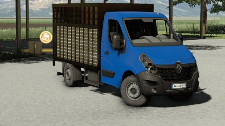 FS19 – Renault Master Betaillere De 2018 Model Hayvan Nakil Aracı ...