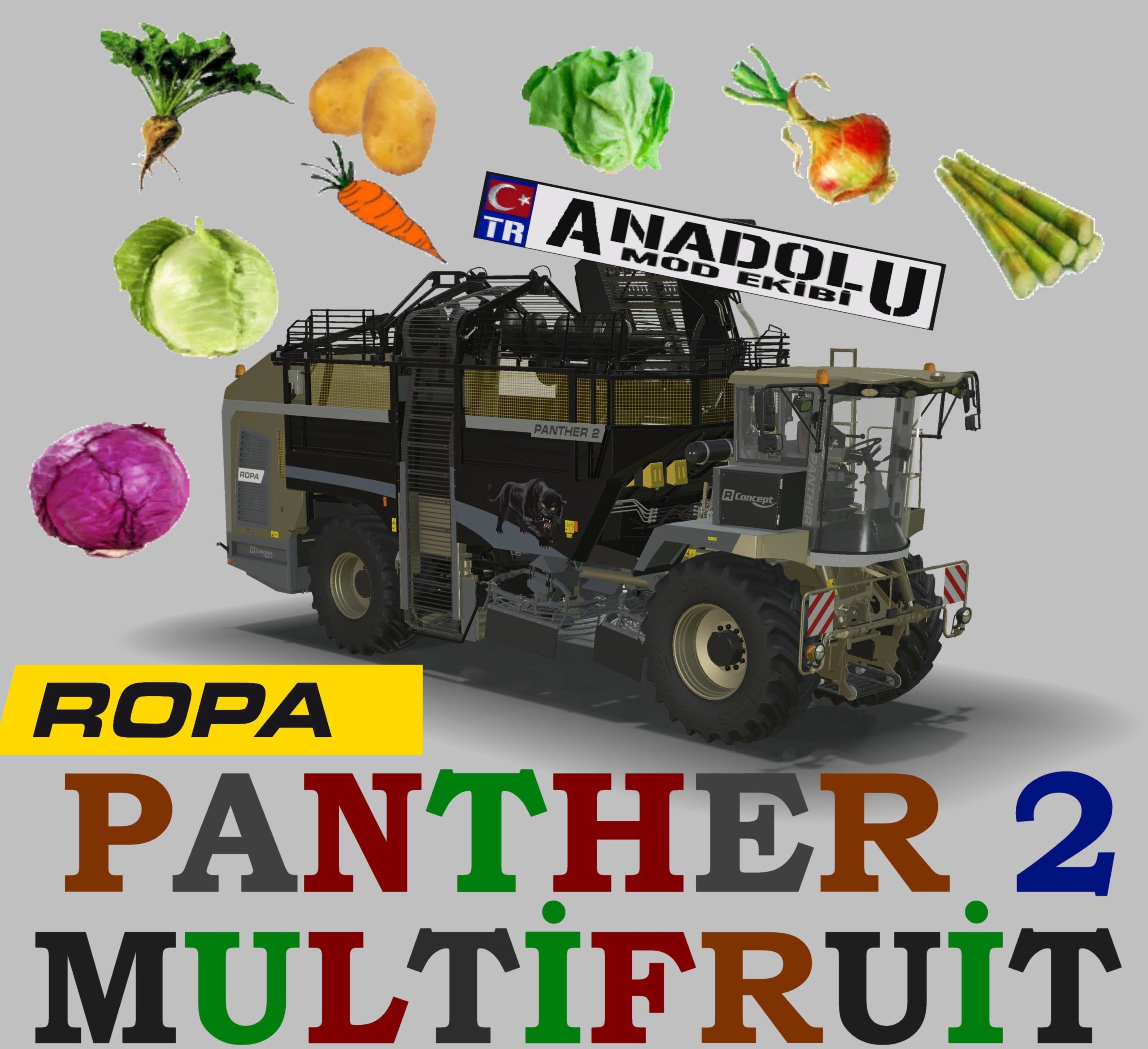 FS19 – Ropa Panther 2 Çoklu Meyve Hasat Makinası – Fsdestek