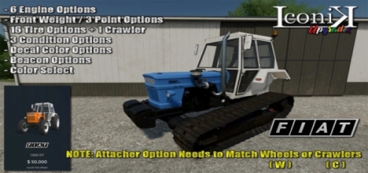 FS22 Iconik Fiat V1.0 - FSDESTEK - Farming Simulator Oyunları Mod ve ...