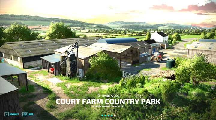 FS22 Court Farm Haritası V1.0 (Gerçekçi Harita) - Fsdestek