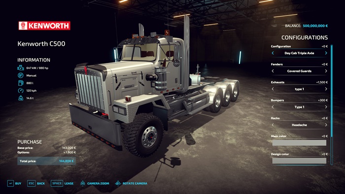 FS22 – Kenworth C500 Tır Modu V1.0 – Fsdestek