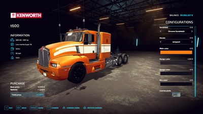 FS22 – Kenworth T600 Tır Modu V1.1 - Fsdestek