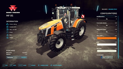 FS22 - Massey Ferguson 8S Traktör Modu V1.4 - Fsdestek