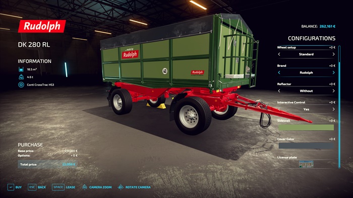 FS22 Rudolph/Welger DK 280 RL Römork V1.0 – Fsdestek